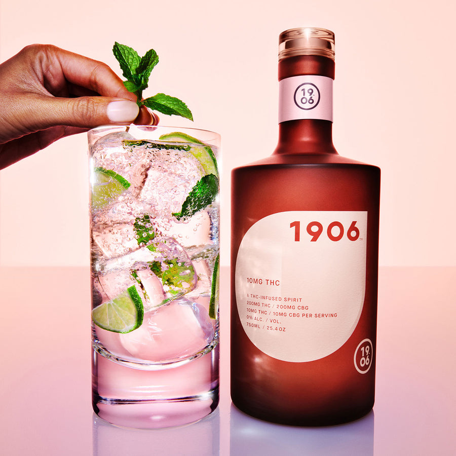 Buy Cannabis Vodka | 1906 Spirits THC & CBG Drink Mixer | 1906